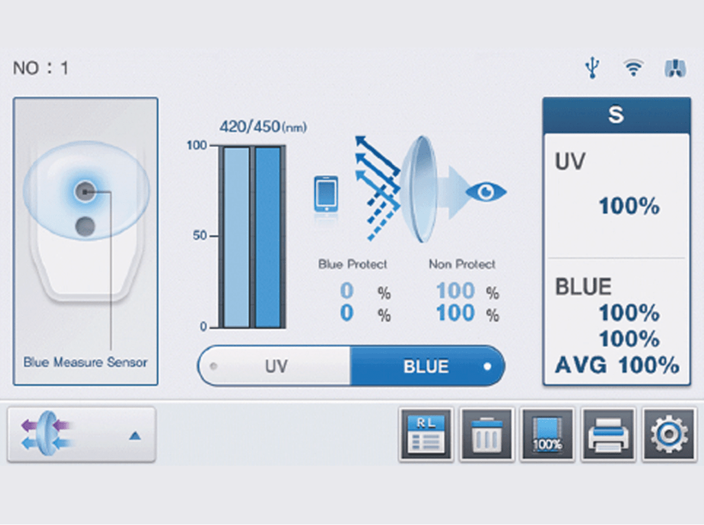 HLM-9000 | Premium Lensmeter with Blue Light Blocking Measurement